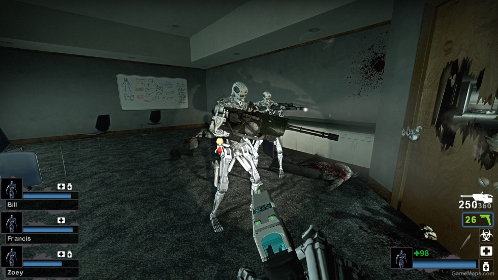 T-800 Minigun [Replace AKM] (Mod) for Left 4 Dead 2 - GameMaps.com