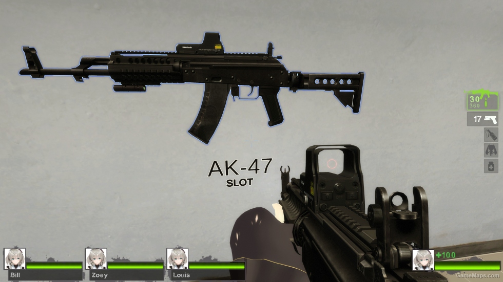 Tactical AK47 (AKM) [Sound fix Ver] (Mod) for Left 4 Dead 2 - GameMaps.com