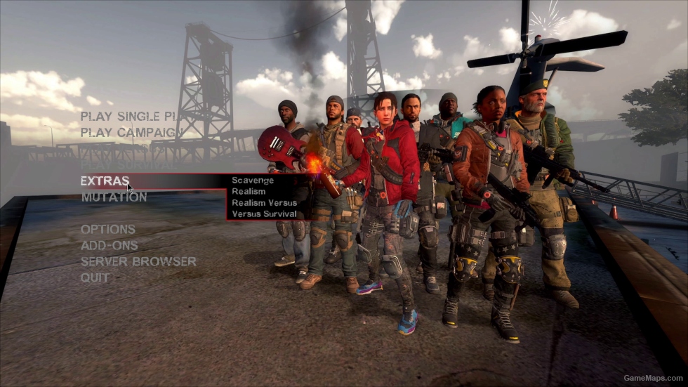 The Division characters background video for Left 4 Dead 2 main menu ...