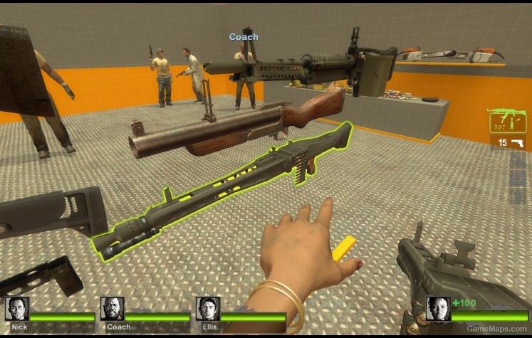 The MG-42 (M60) (Left 4 Dead 2) - GameMaps