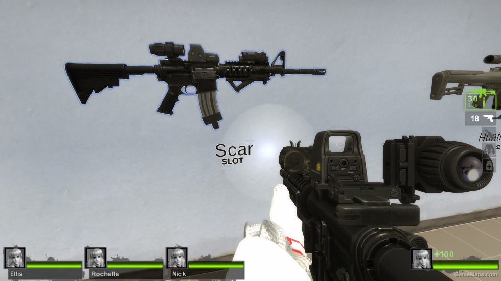 Tigg's tactical M4A1 v3 (Desert Rifle) [request] (Mod) for Left 4 Dead ...