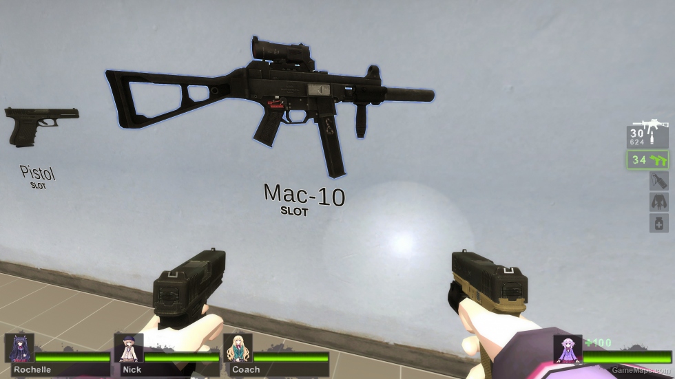 UMP-40 Frontline For Suppressed SMG (Mod) for Left 4 Dead 2 - GameMaps.com