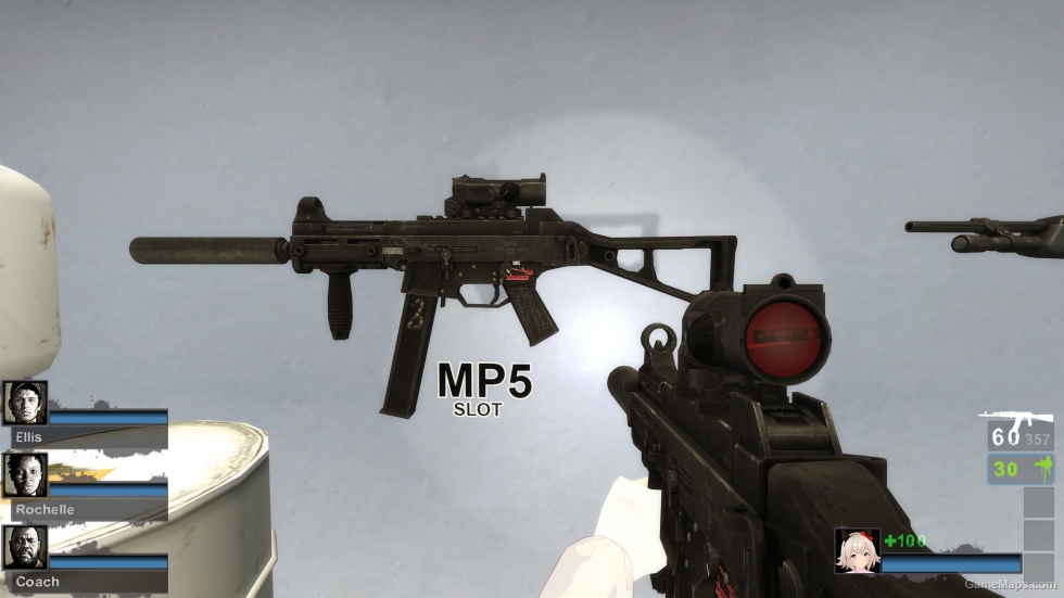 UMP-40 Frontline For Suppressed SMG (MP5 Secondary slot) [request] (Mod) for Left 4 Dead 2 ...