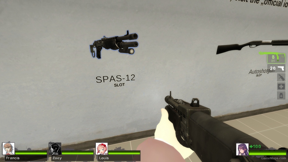 Unfolded SPAS-12 Stock with Cele's Animation (request) (Mod) for Left 4 ...