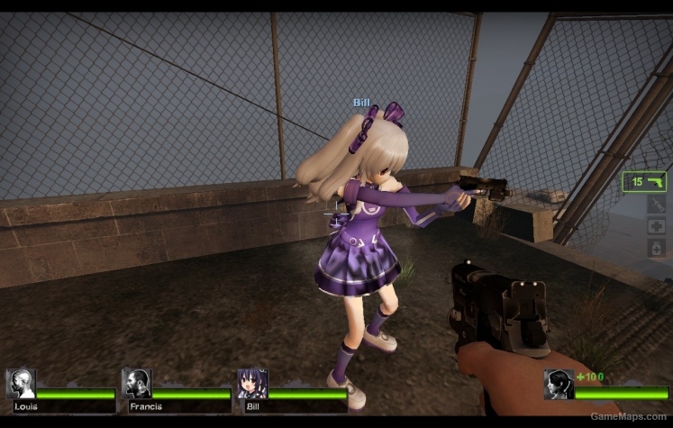 Uni Purple Costume (Neptunia mk2) (Mod) for Left 4 Dead 2 - GameMaps.com