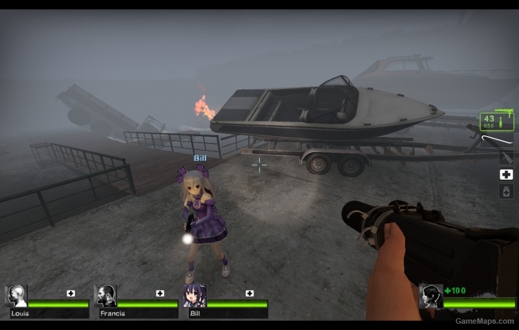 Uni Purple Costume (Neptunia mk2) (Mod) for Left 4 Dead 2 - GameMaps.com