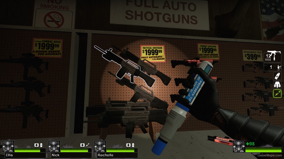 USAS-12 Shotgun (for Benelli) v3 (Mod) for Left 4 Dead 2 - GameMaps.com