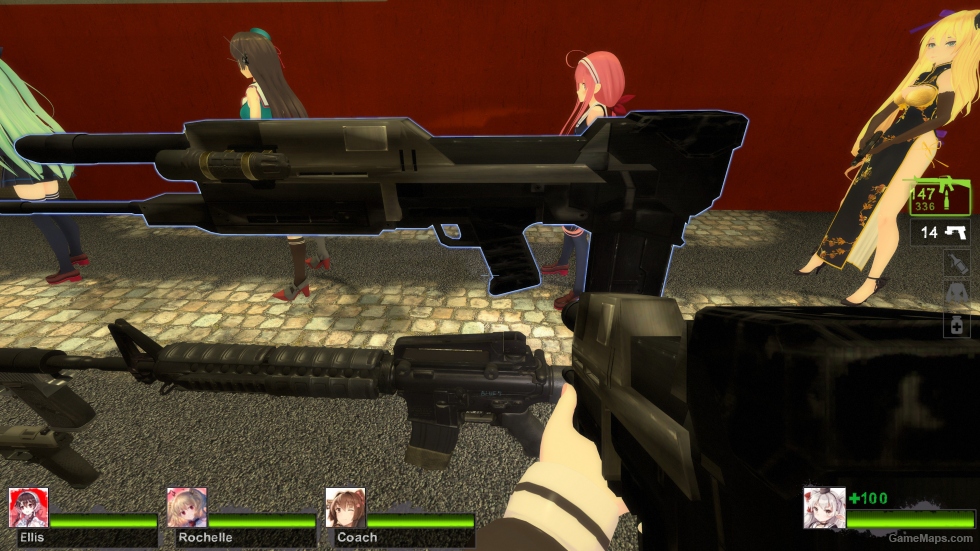 Westinghouse M95A1 Phased Plasma Rifle (M16A2) v2 (Mod) for Left 4 Dead ...