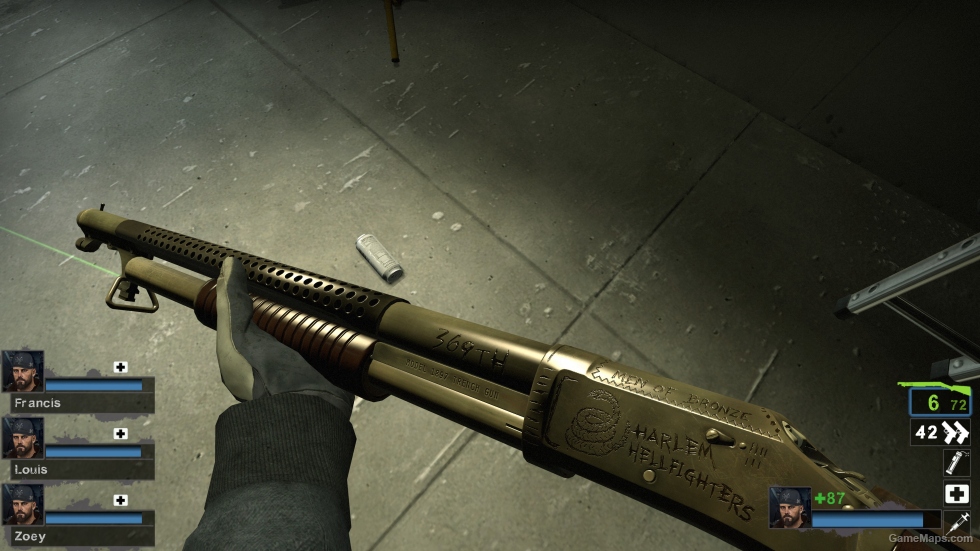 Winchester M1897 Trench gun - Harlem Hellfighter (Chrome Shotgun) [request] (Mod) for Left 4 ...