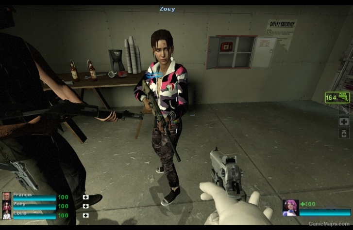 Zoey - camouflage Rose (Mod) for Left 4 Dead 2 - GameMaps.com