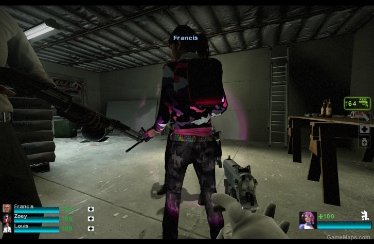Zoey - camouflage Rose (Mod) for Left 4 Dead 2 - GameMaps.com