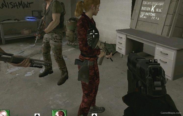 zoey body acu w vest l4d2 (red version) (Mod) for Left 4 Dead 2 ...