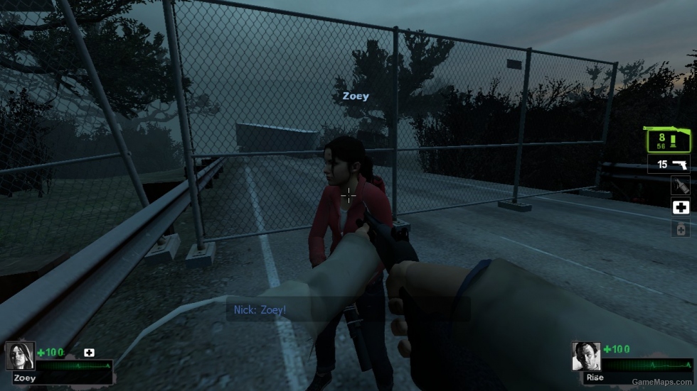 Zoey in L4D2 Campaigns (Mod) for Left 4 Dead 2 - GameMaps.com