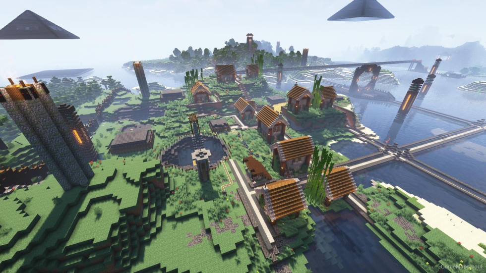 Stargate: Goa'uld Pyramids Motherships (Map) for Minecraft - GameMaps.com