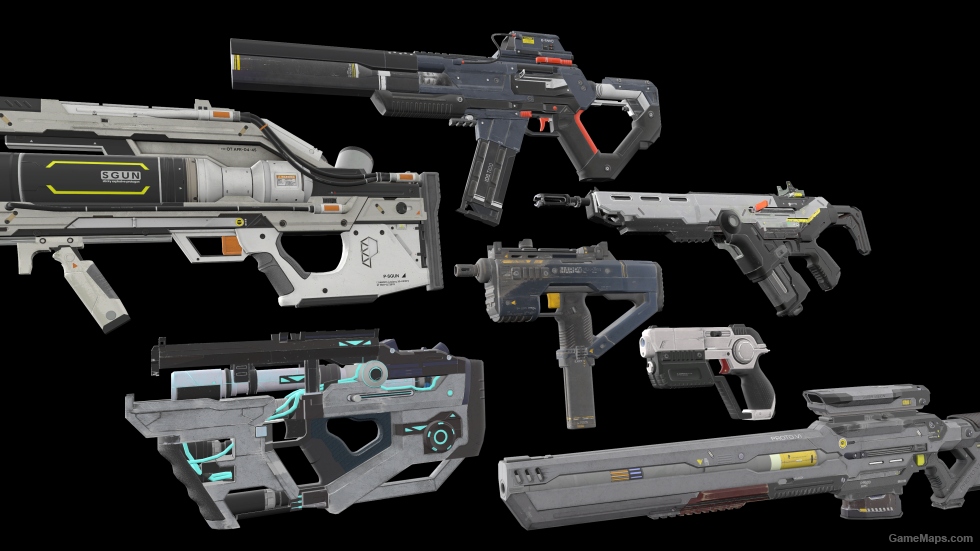 Hyper Scape - Weapons (Mod) for Source Filmmaker - GameMaps.com