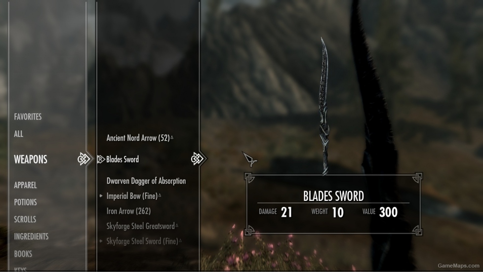 Skyrim Blades Sword