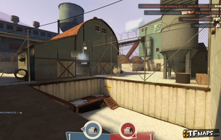 ctf_2fort_snowy (Team Fortress 2) - GameMaps