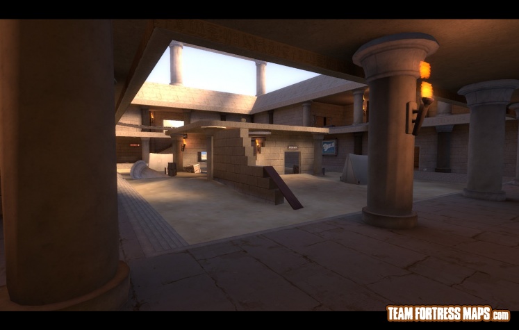 koth_courtyard (Map) for Team Fortress 2 - GameMaps.com