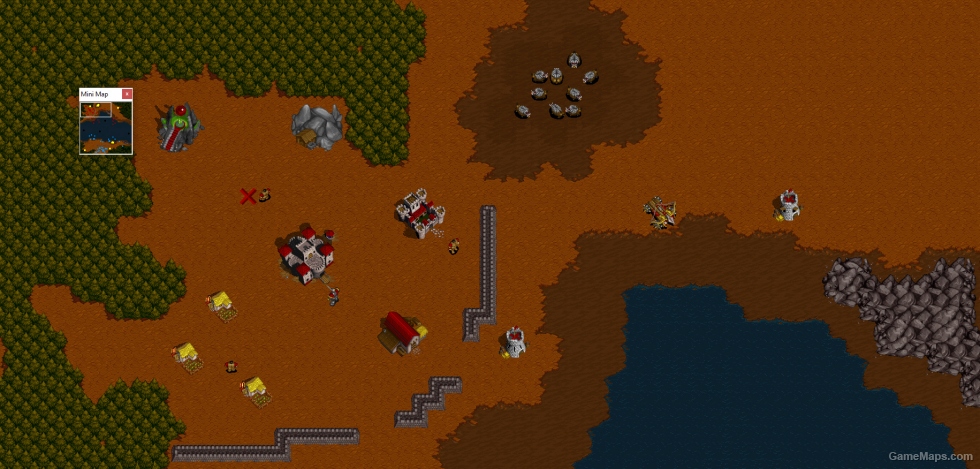 Dark Sea (Map) for Warcraft II - GameMaps.com