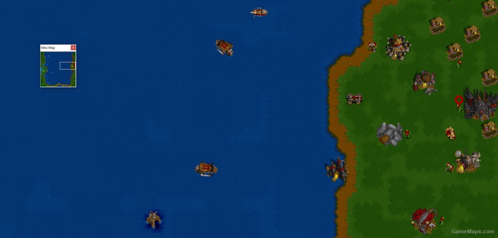Dark Sea 2 (Map) for Warcraft II - GameMaps.com