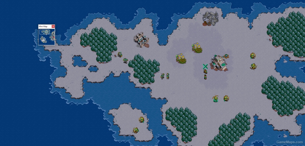 Land Sea (Map) for Warcraft II - GameMaps.com