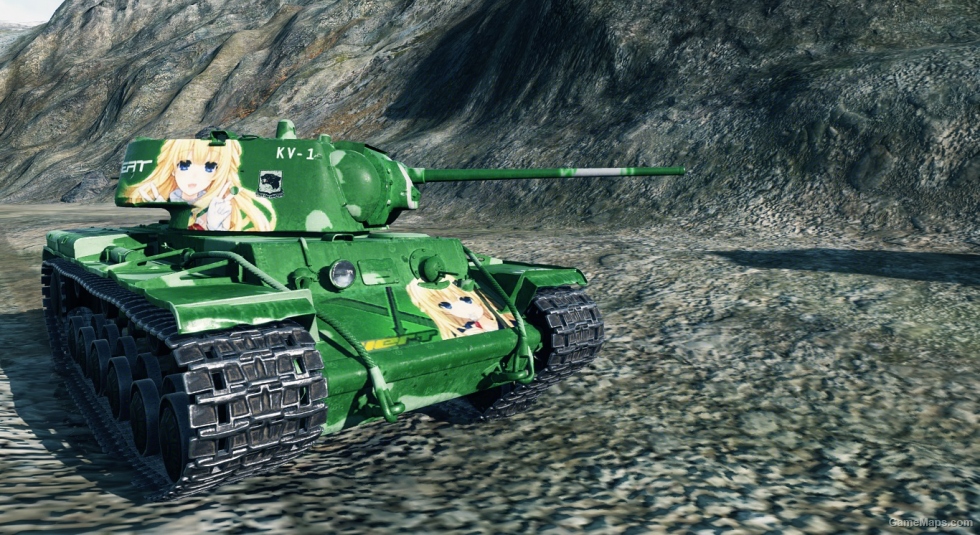KV-1 Vert ( Hyperdimension Neptunia ) (Mod) for World of Tanks ...
