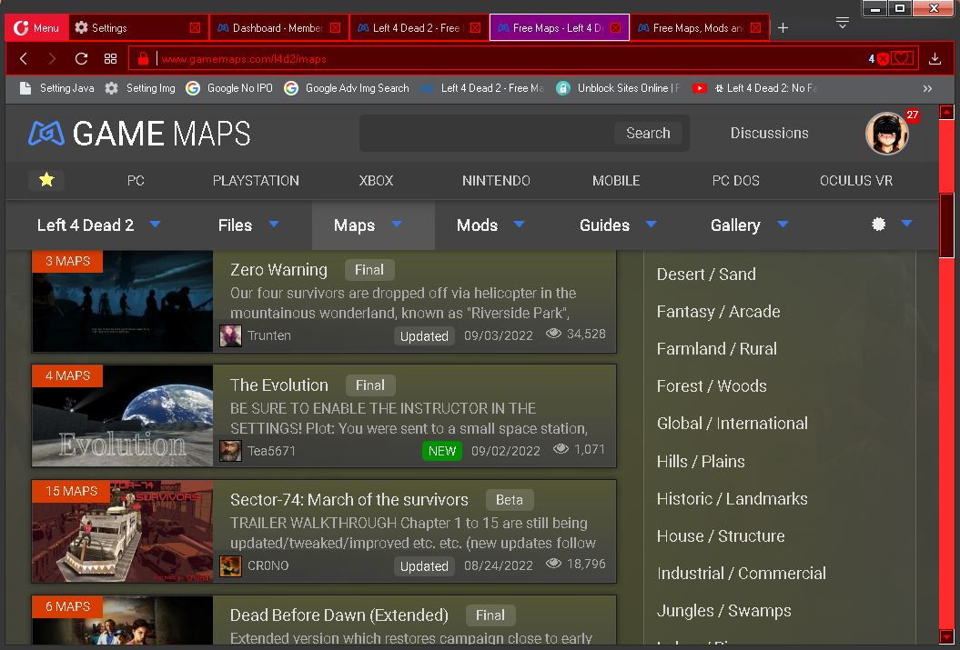 Free Maps, Mods and Tools for Games! - GameMaps.com