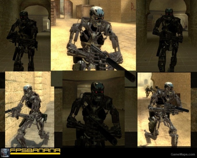 CSS T-800 Terminator Pack (Counter-Strike : Source) - GameMaps