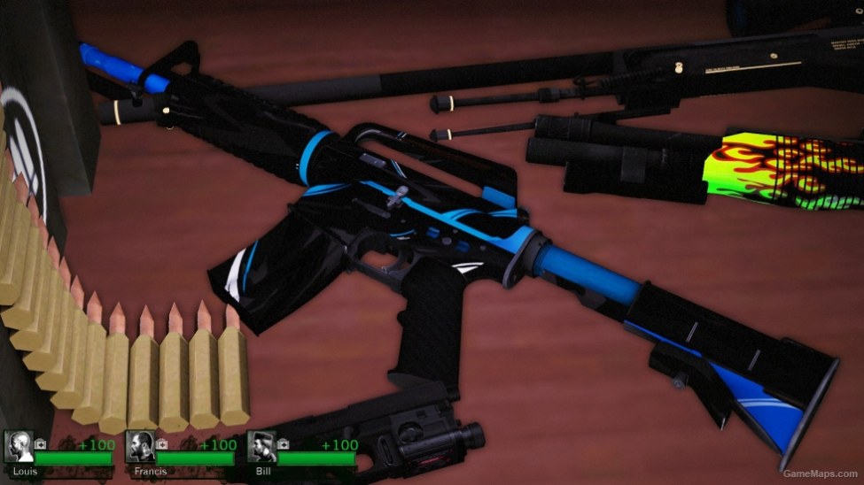 CS:GO m4a1-s blue force (Left 4 Dead) - GameMaps