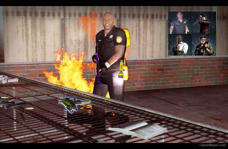 L4D1-New Orleans Police Coach replaces Francis (Left 4 Dead) - GameMaps