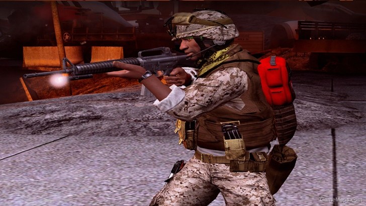 L4D1 USMC Louis (Left 4 Dead) - GameMaps