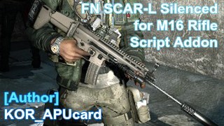 [L4D1 Script Addon] FN SCAR-L Silenced Script for M16 (Mod) for Left 4 ...