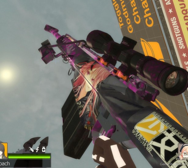 少女前线 M82A1伪神的启示替换Hunting Rifle/（Girls Frontline M82A1）replace Hunting ...