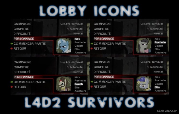 (Request) Pony survivors icons (include lobby icons) (Left 4 Dead 2 ...