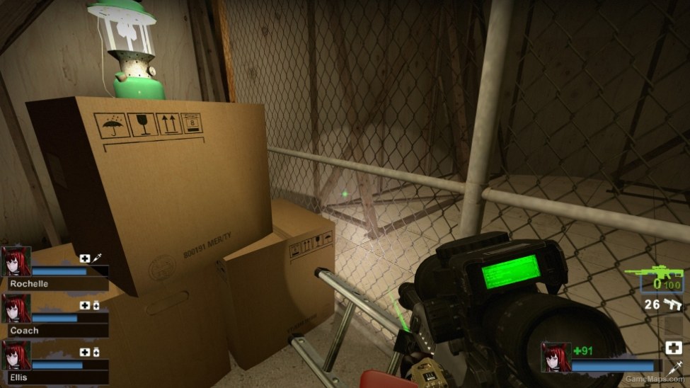 Barret M107-AX Grey (Replaces Military Sniper) (Left 4 Dead 2) - GameMaps