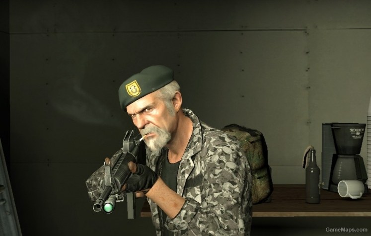 bill head with goatee L4D2 (Left 4 Dead 2) - GameMaps