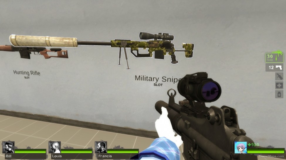 CODOL Original M200 camos08 [Cele anims] (military sniper) (Left 4 Dead ...