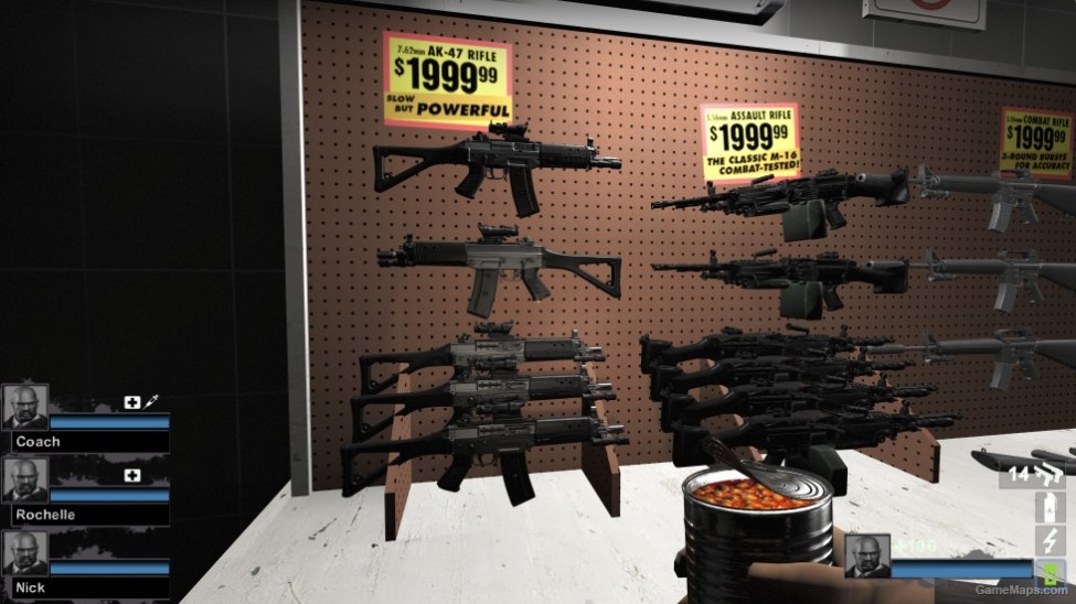 CSS Hidden SIG SG552 Improved - HQ Model v17 (AKM) (request) (Left 4 Dead 2) - GameMaps