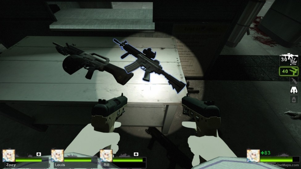 Daewoo K2C with Aimpoint & Foregrip (Desert Rifle) v4 (Left 4 Dead 2 ...