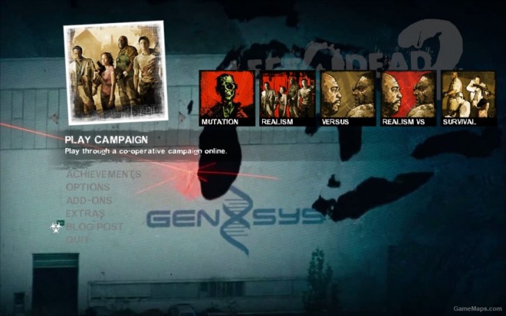 Menus Mods - Left 4 Dead 2 - GameMaps