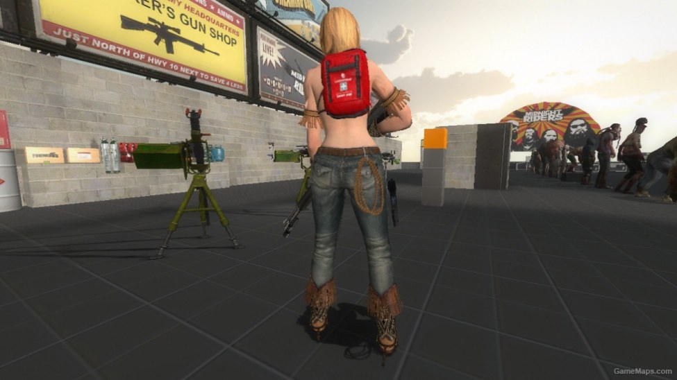 DOA5 Tina Armstong (Left 4 Dead 2) - GameMaps