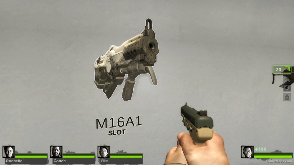 DOOM 2016 Plasma Rifle v2 (M16A2) (Left 4 Dead 2) - GameMaps