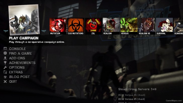 Menus Mods - Left 4 Dead 2 - GameMaps