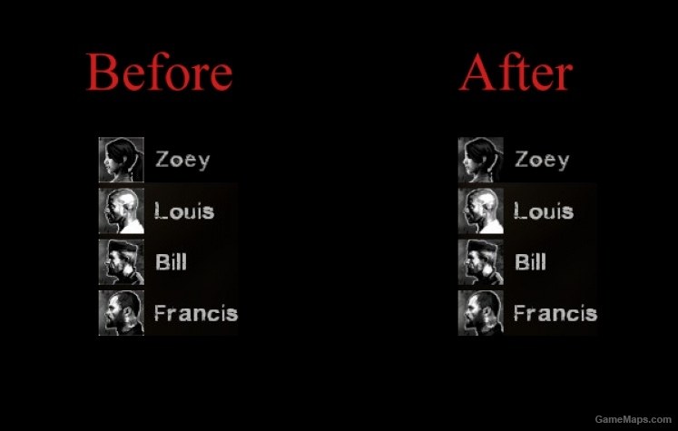 Fixed L4D1 Portrait Icons (Left 4 Dead 2) - GameMaps