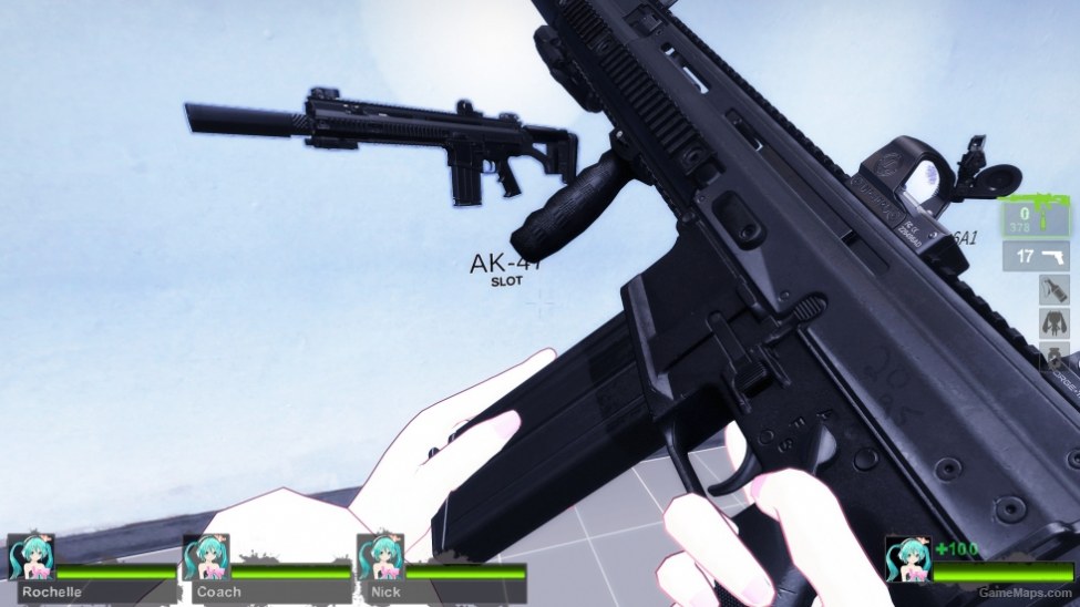 FN SCAR-17 Tactical (COD MW 2019) (AK47) v2 (Left 4 Dead 2) - GameMaps