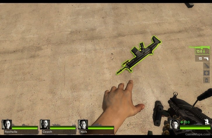 FN SCAR-H Iron Sights (Left 4 Dead 2) - GameMaps