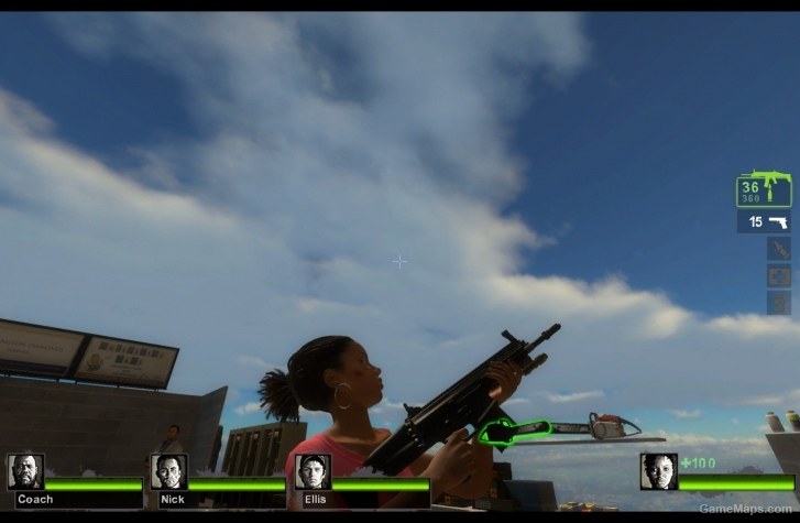 FN SCAR-H Iron Sights (Left 4 Dead 2) - GameMaps