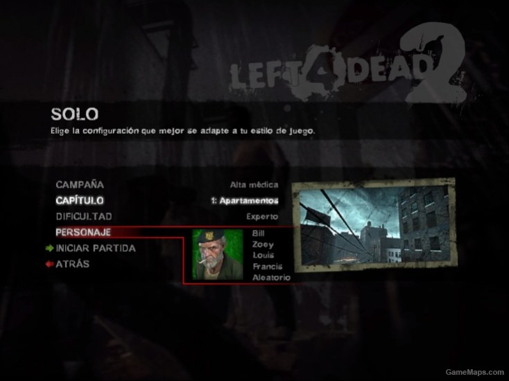 Icons Menu selection Left 4 Dead 1 (Left 4 Dead 2) - GameMaps