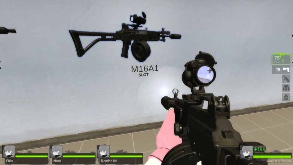 IMI Galil SAR (Modified) (M16A2) (request) (Left 4 Dead 2) - GameMaps
