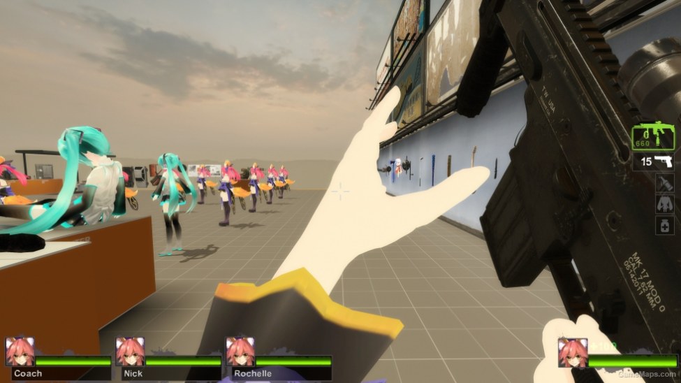 KF2 Scar-H Black (MP5N) (request) (Left 4 Dead 2) - GameMaps